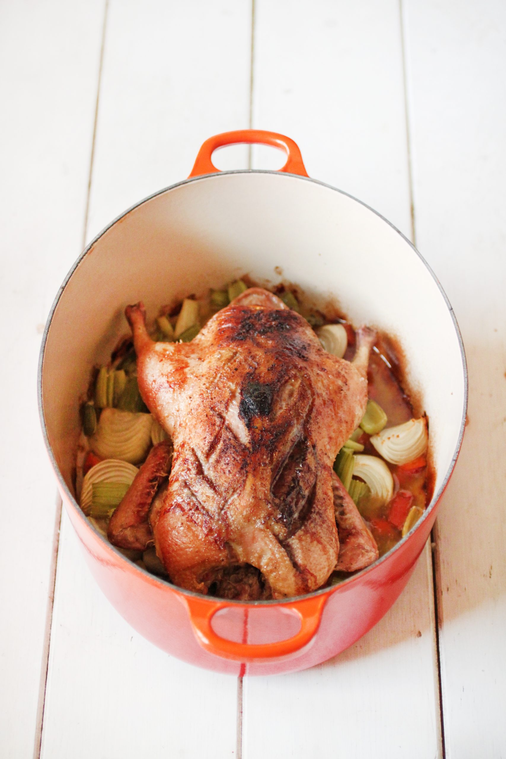 duck in pot | Primal Palate | Paleo Recipes