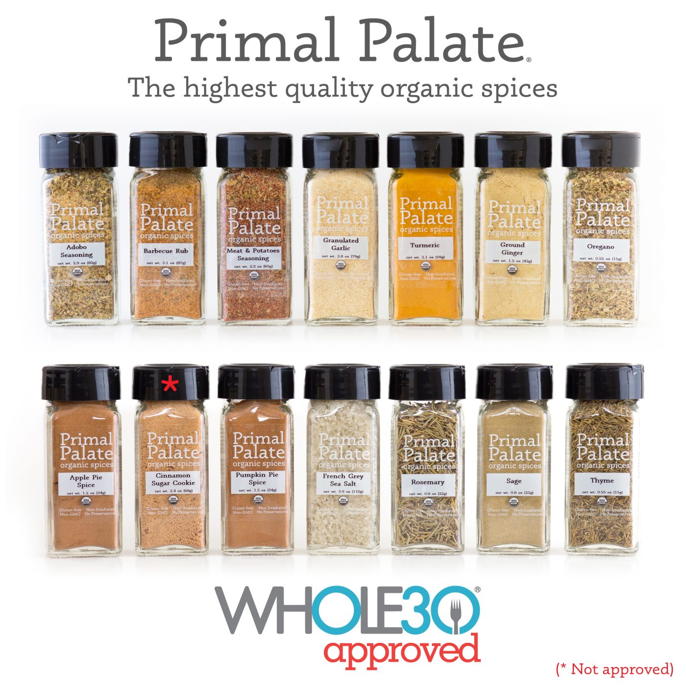 Whole30 Approved: Primal Palate Organic Spices | Primal Palate | Paleo ...