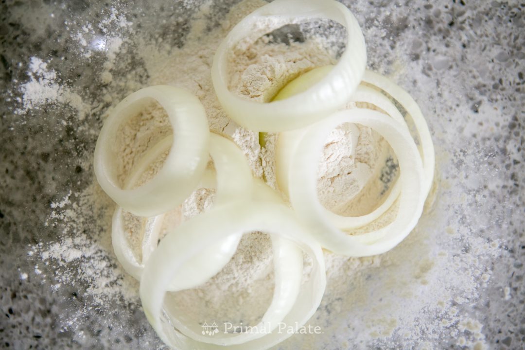 How to make Paleo Onion Rings | Primal Palate | Paleo Recipes