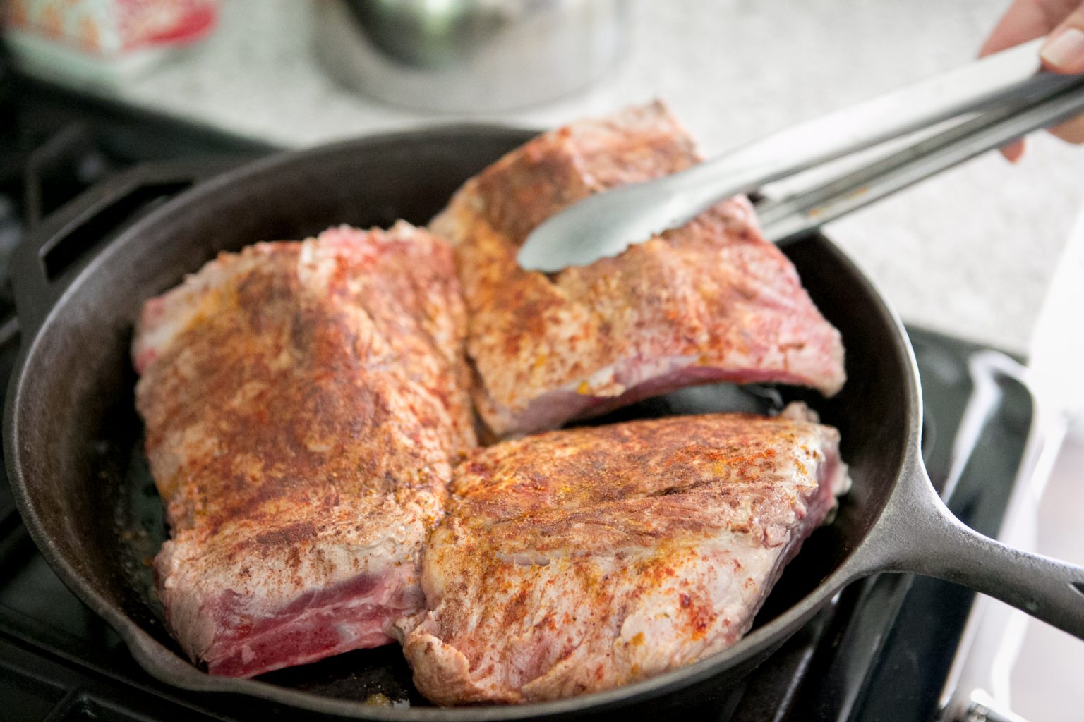 Chinese Five-Spice Ribs with Roasted Garlic & Herb Cauliflower | Primal ...