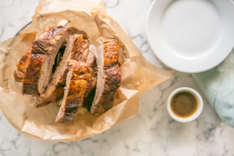 Chinese Five-Spice Ribs with Roasted Garlic & Herb Cauliflower | Primal ...