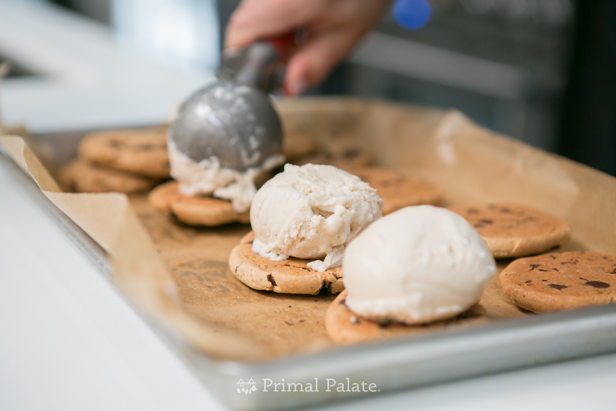 Cool off with a Chocolate Chip Cookie Ice Cream Sandwich | Primal ...