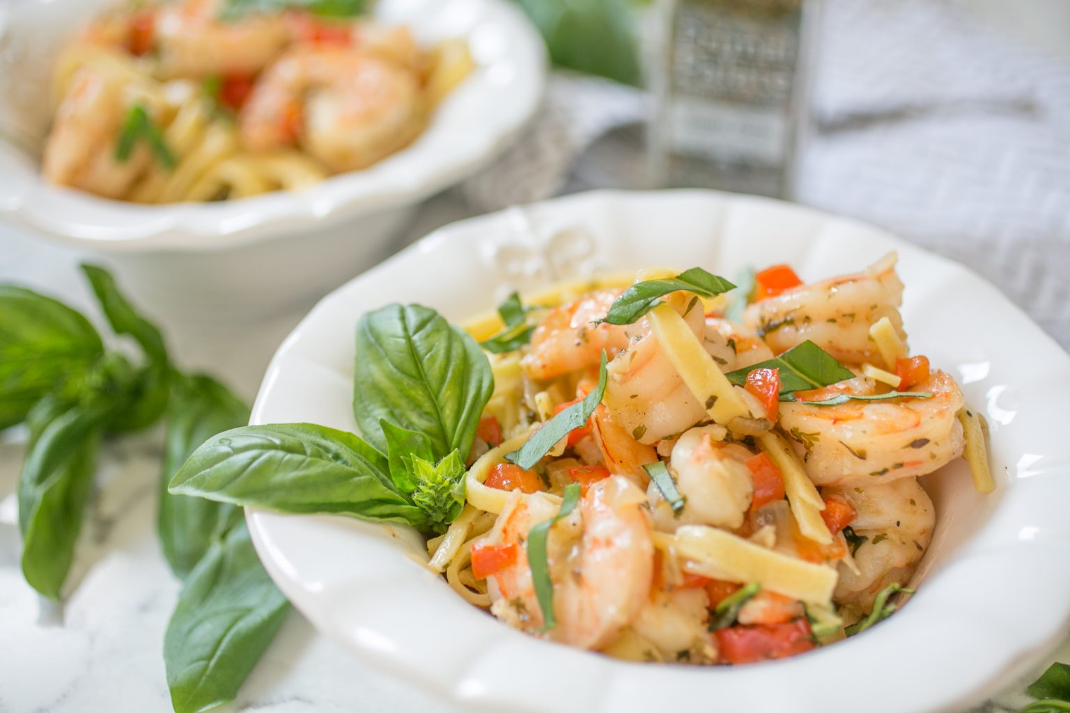 Super Gyro Shrimp Fettuccine Recipe | Primal Palate | Paleo Recipes