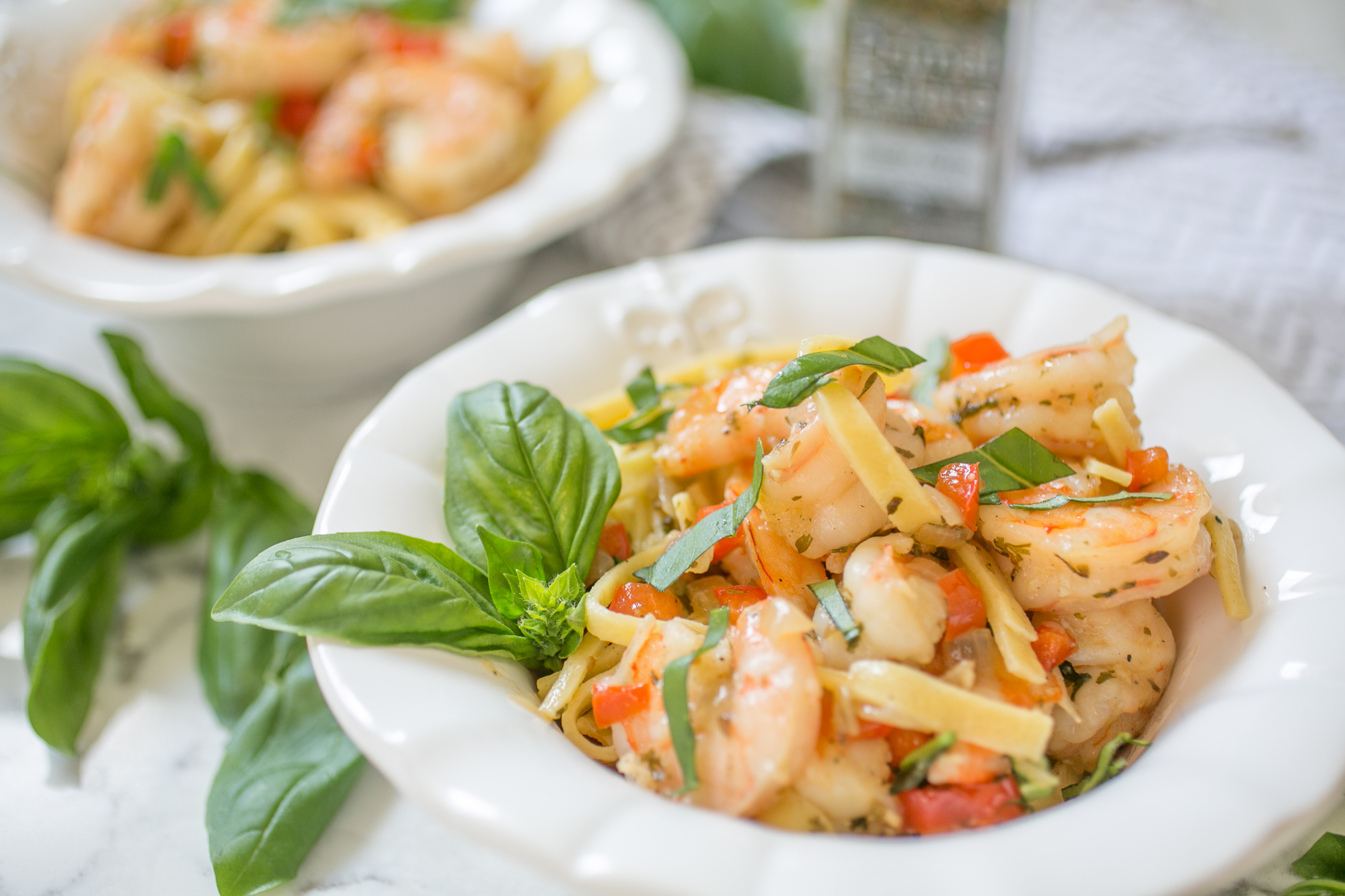 Super Gyro Shrimp Fettuccine Recipe | Primal Palate | Paleo Recipes