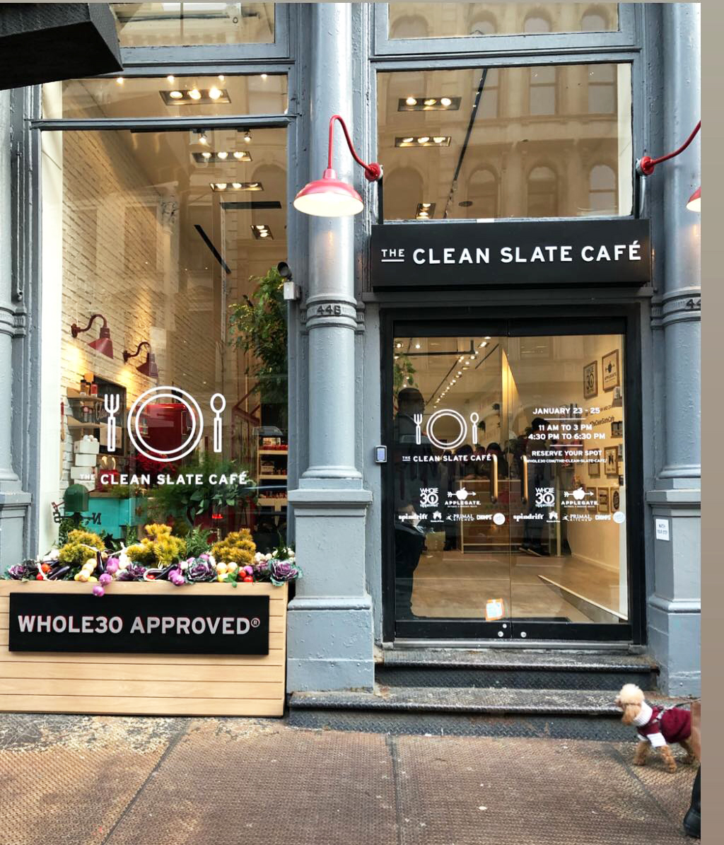 The Clean Slate Cafe – Applegate’s Whole30 Popup Restaurant in NYC ...