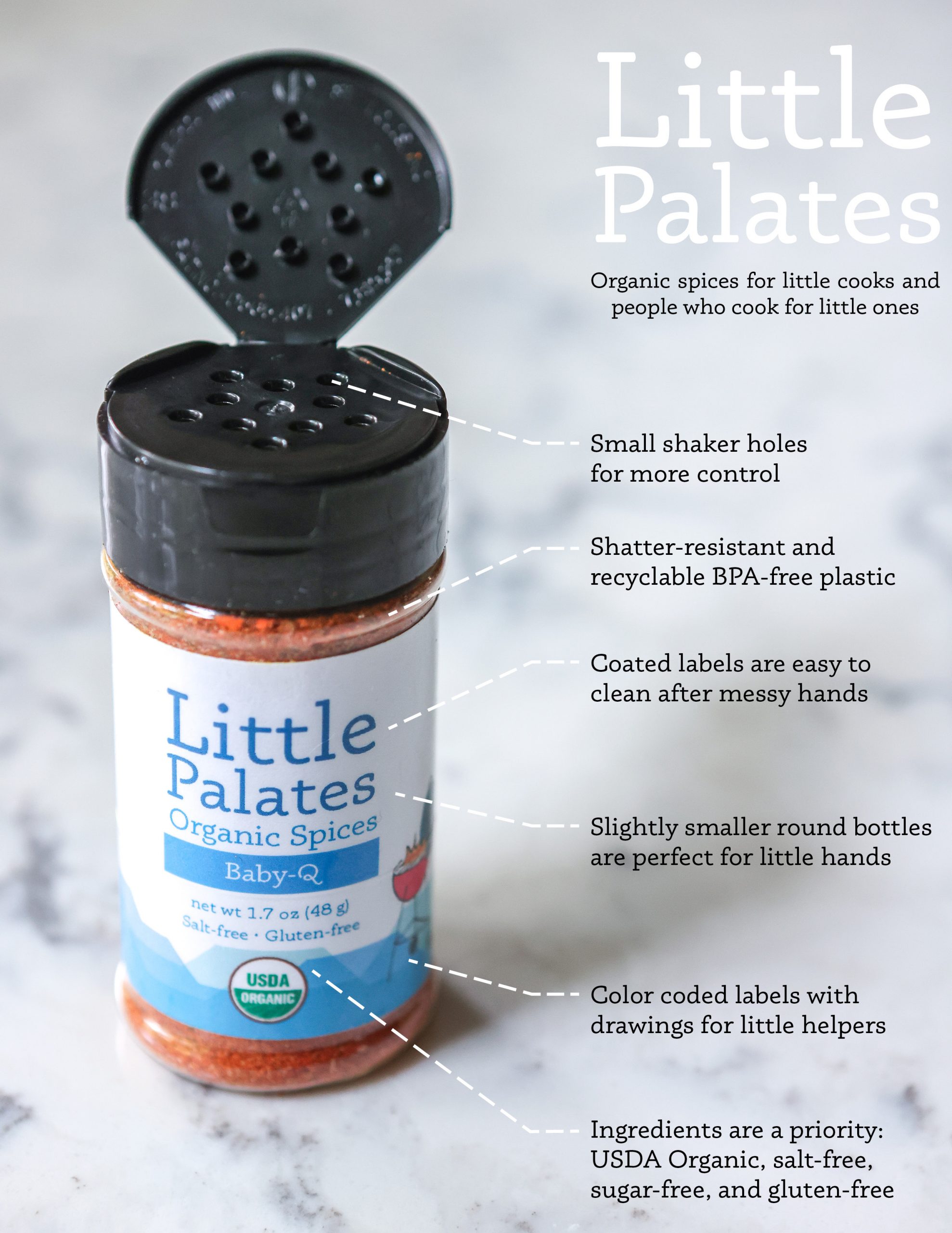 Little Palates Organic Spice Blends for Little Cooks